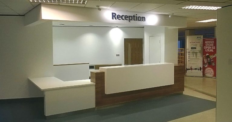 St John's Hospital Reception Area - Hutton & Read